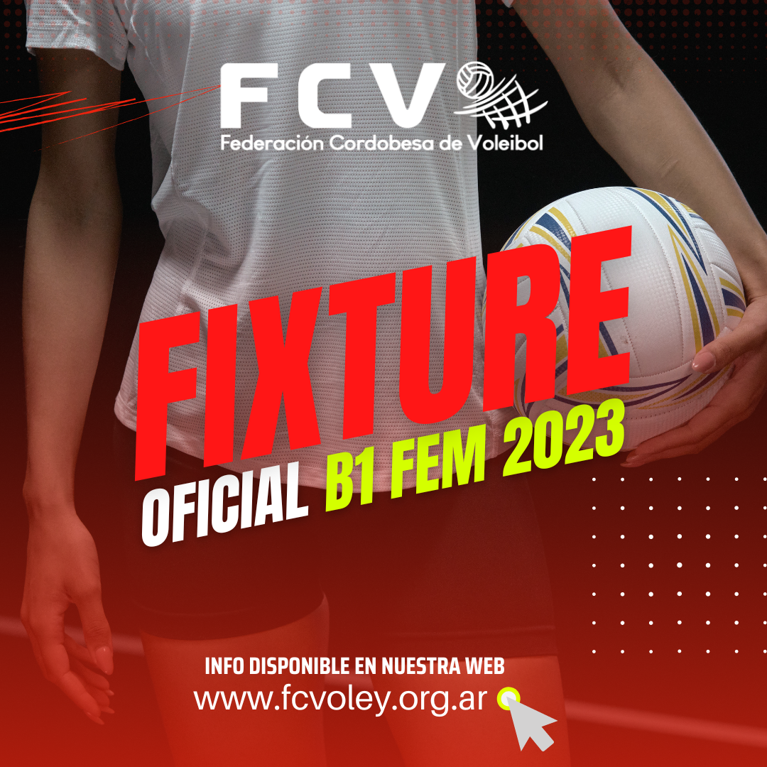 Fixture Oficial B1 Femenino 2023 – FCV